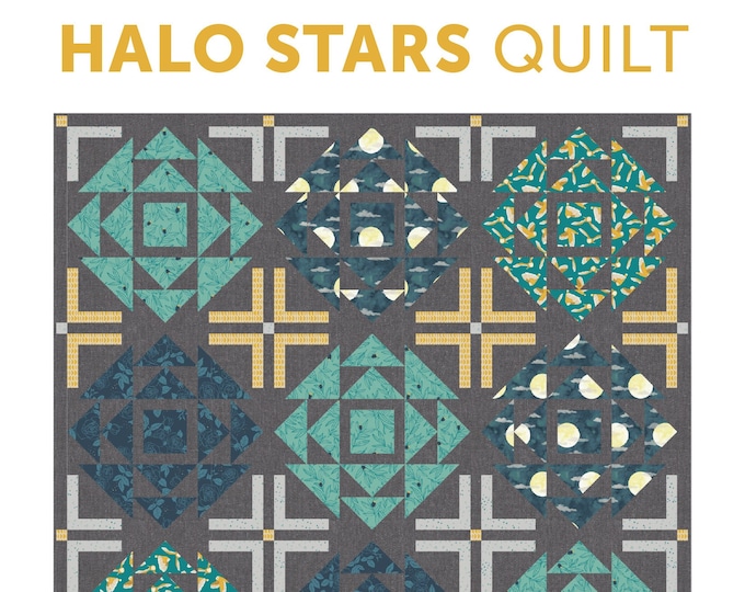 Halo Stars Quilt PDF Pattern - Etsy