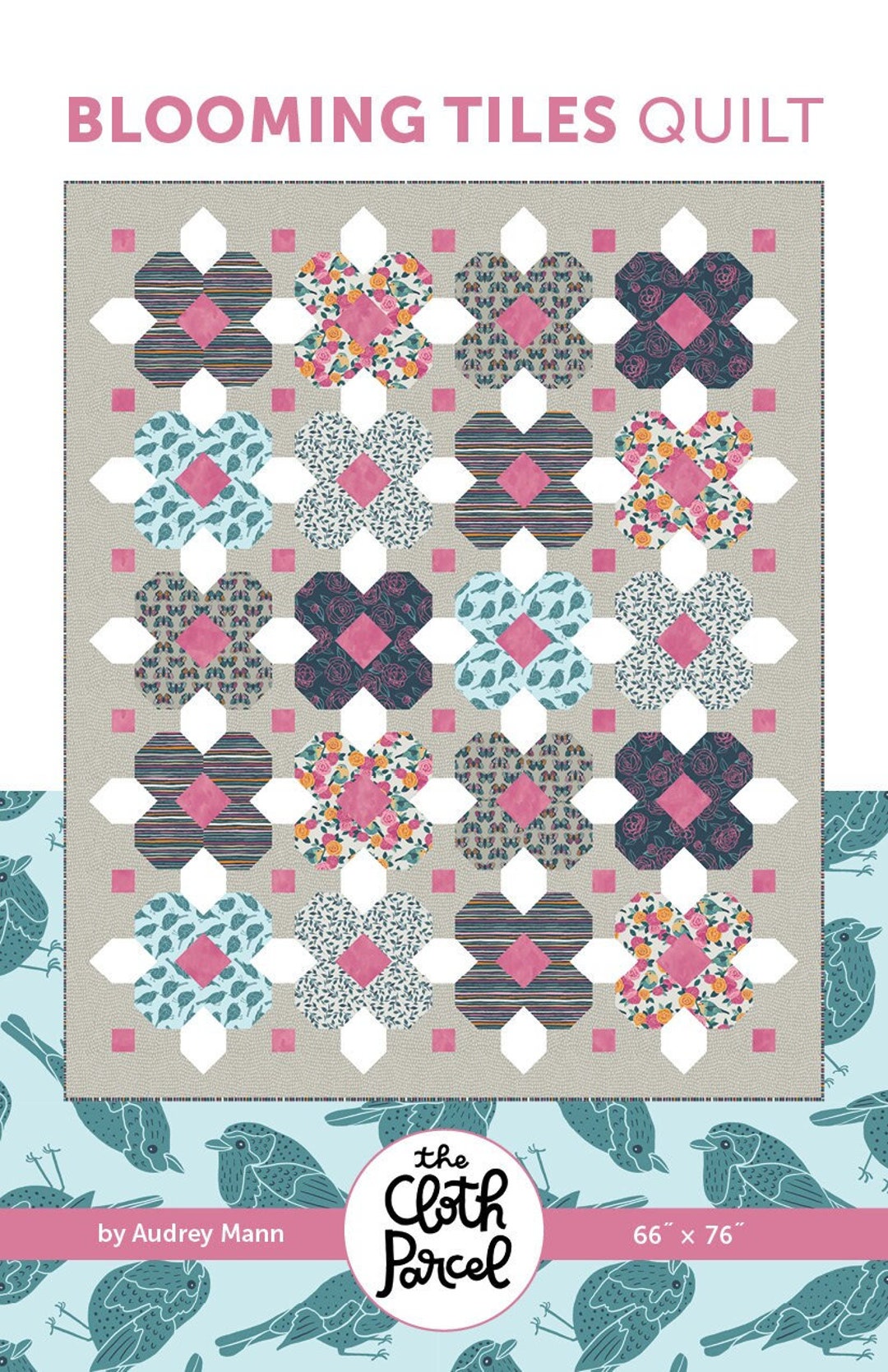 Blooming Tiles Quilt PDF Pattern - Etsy