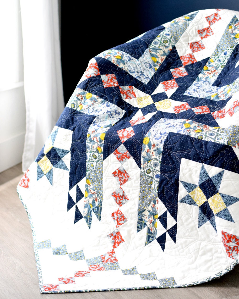 Crimson Crown Quilt PDF Pattern - Etsy