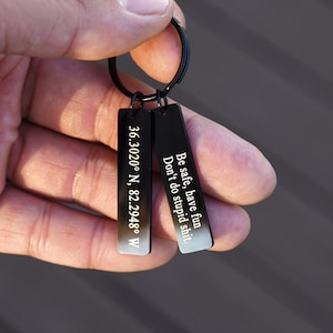 Custom Music Keychain, Keychain With Initials, Customized Keyring ...