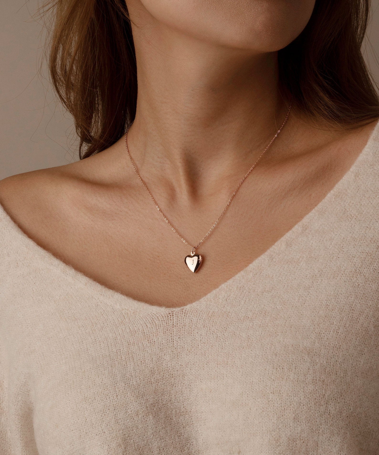 Heart Locket Necklace Personalized Heart Locket Necklace Girls Heart ...