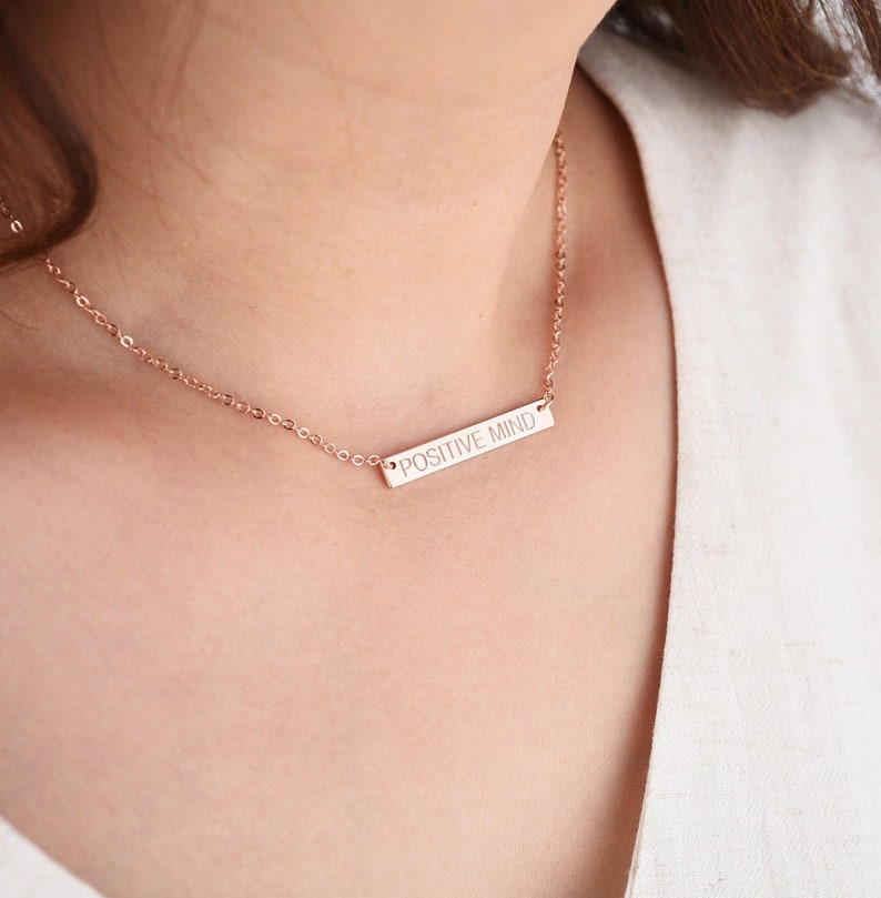 Personalized Necklace Gold Name Necklace Engraved Necklace | Etsy