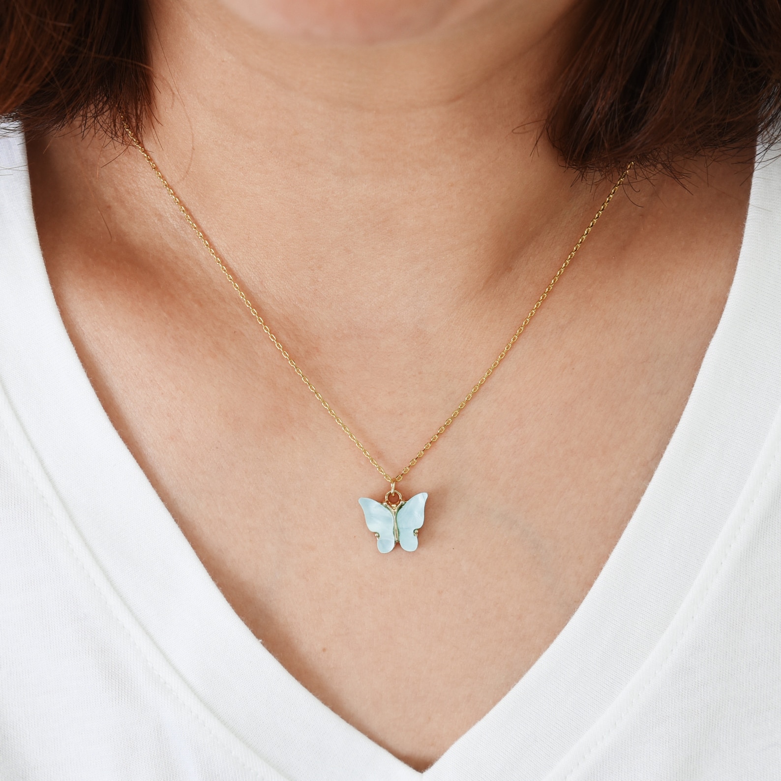 Butterfly Necklace Gold Necklace Gold Butterfly Necklace - Etsy