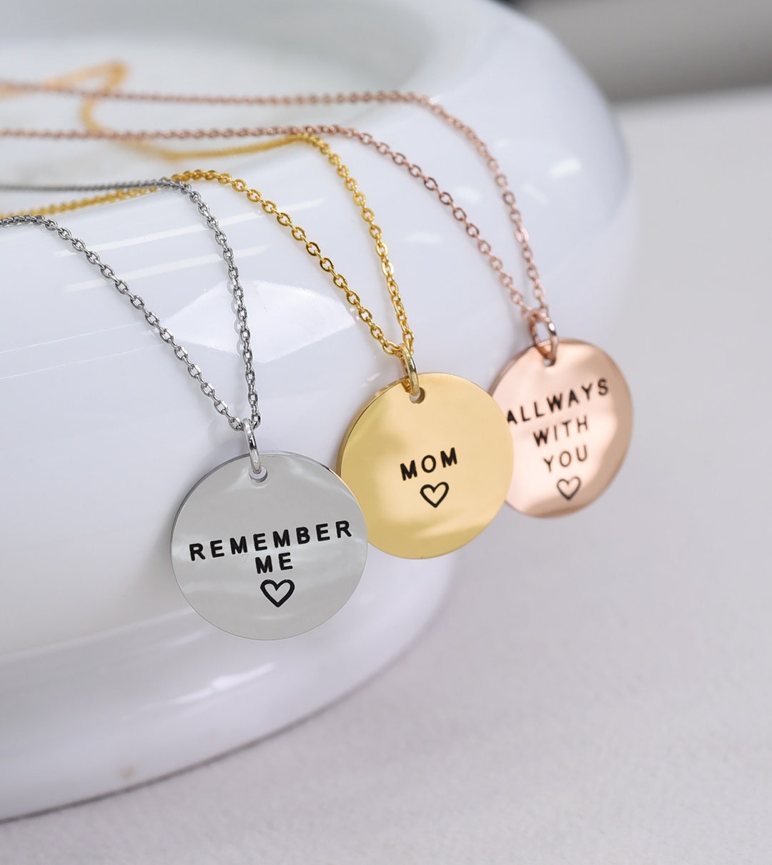 Custom Engraved Necklace, Personalized Jewelry, Personalized Necklace ...