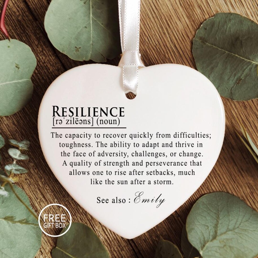 Resilience Gift, Inspirational Gift, Ornament, Be Strong Gift, Strength ...