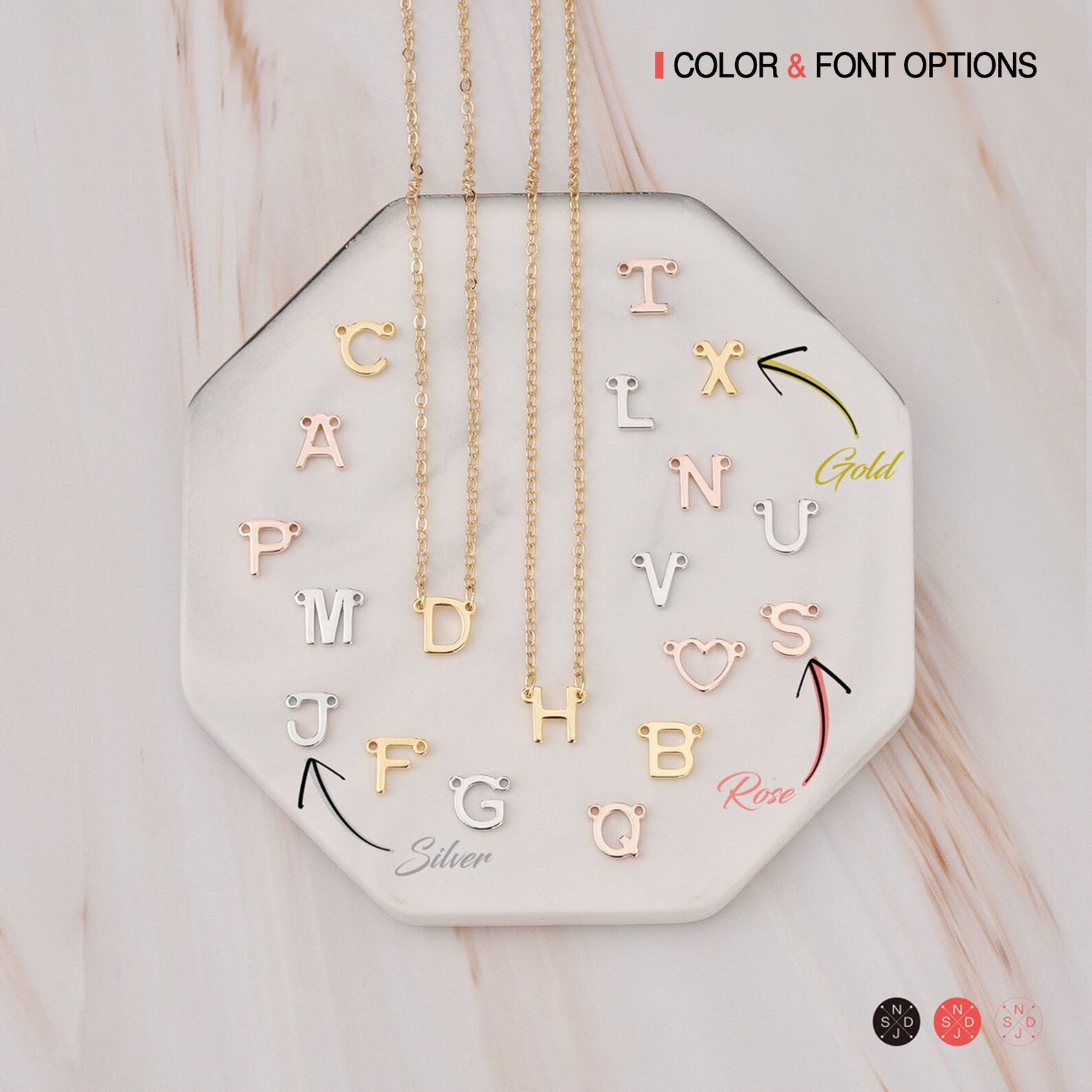 Custom Name Necklace Custom Letter Necklace Personalized - Etsy