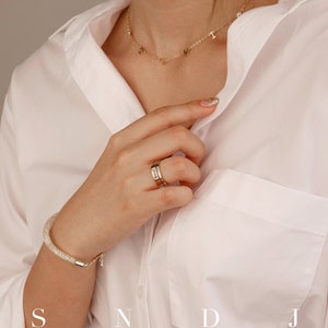 Stacking Rings Engraved Ring Personalized Ring Gold Ring for Women ...