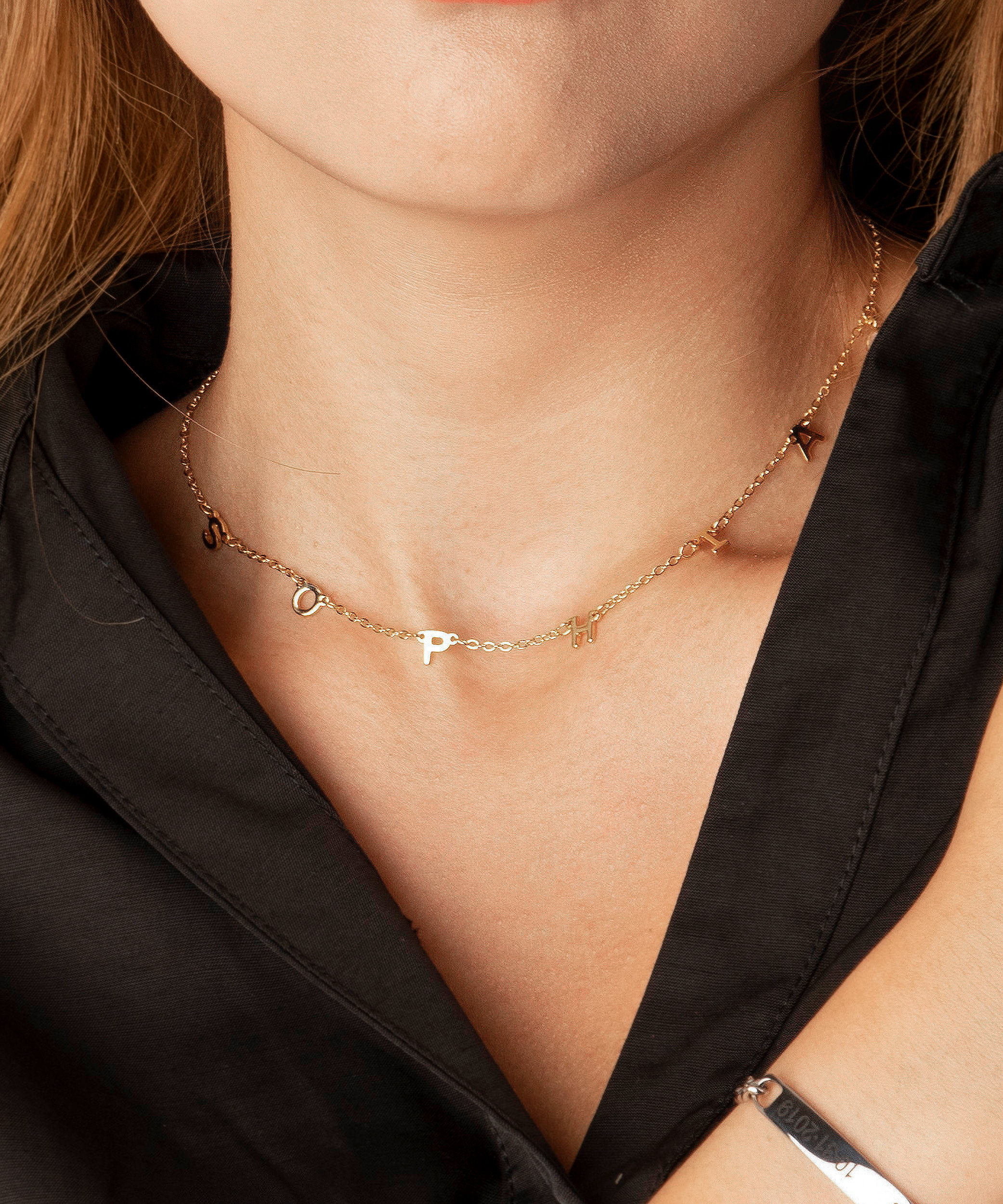 Custom Name Necklace Custom Letter Necklace Personalized | Etsy