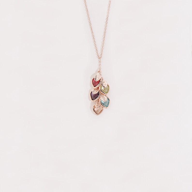 Personalized Necklace Custom Birthstone Necklace Custom | Etsy