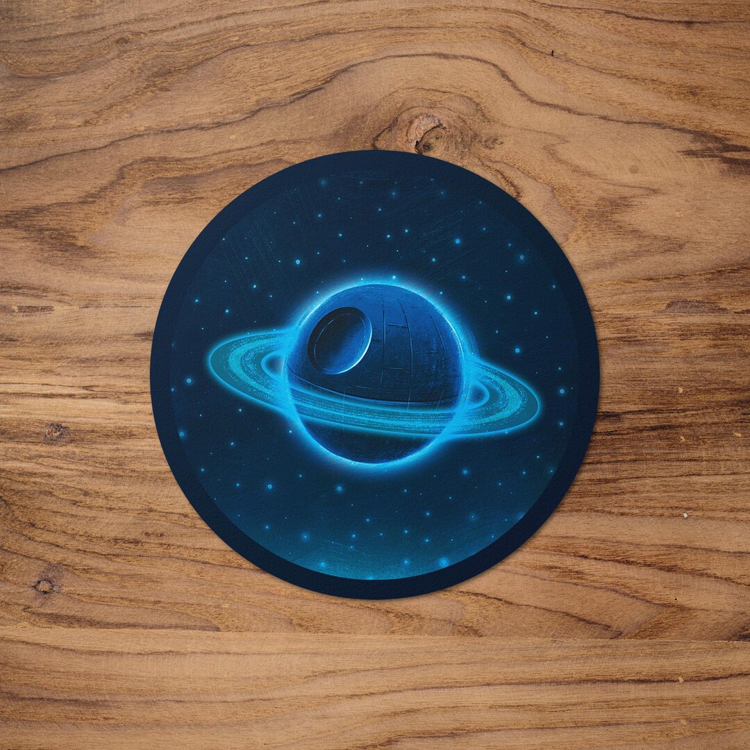 Deadly Planet - Midnight | Sticker Art Print | Starry Night Home Decor ...