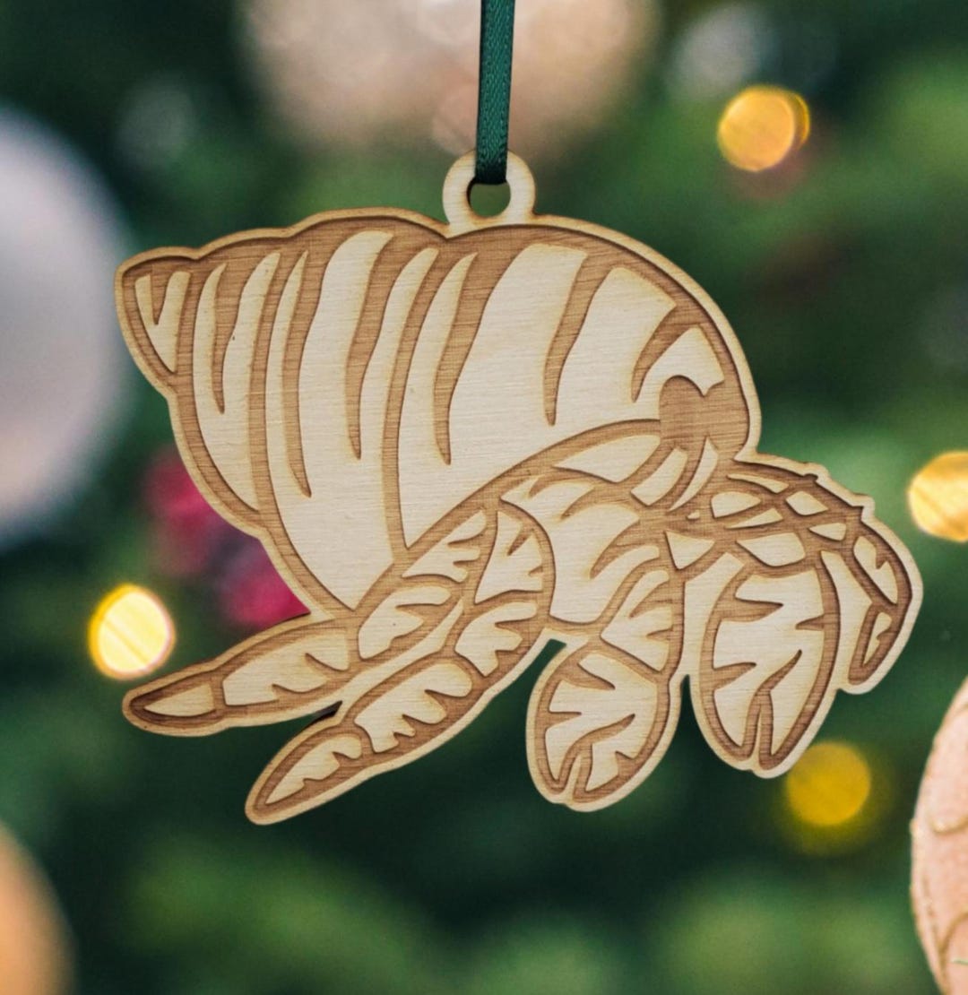 Hermit Crab Ornament, Hermit Crab Christmas Ornament, Pet Ornament ...