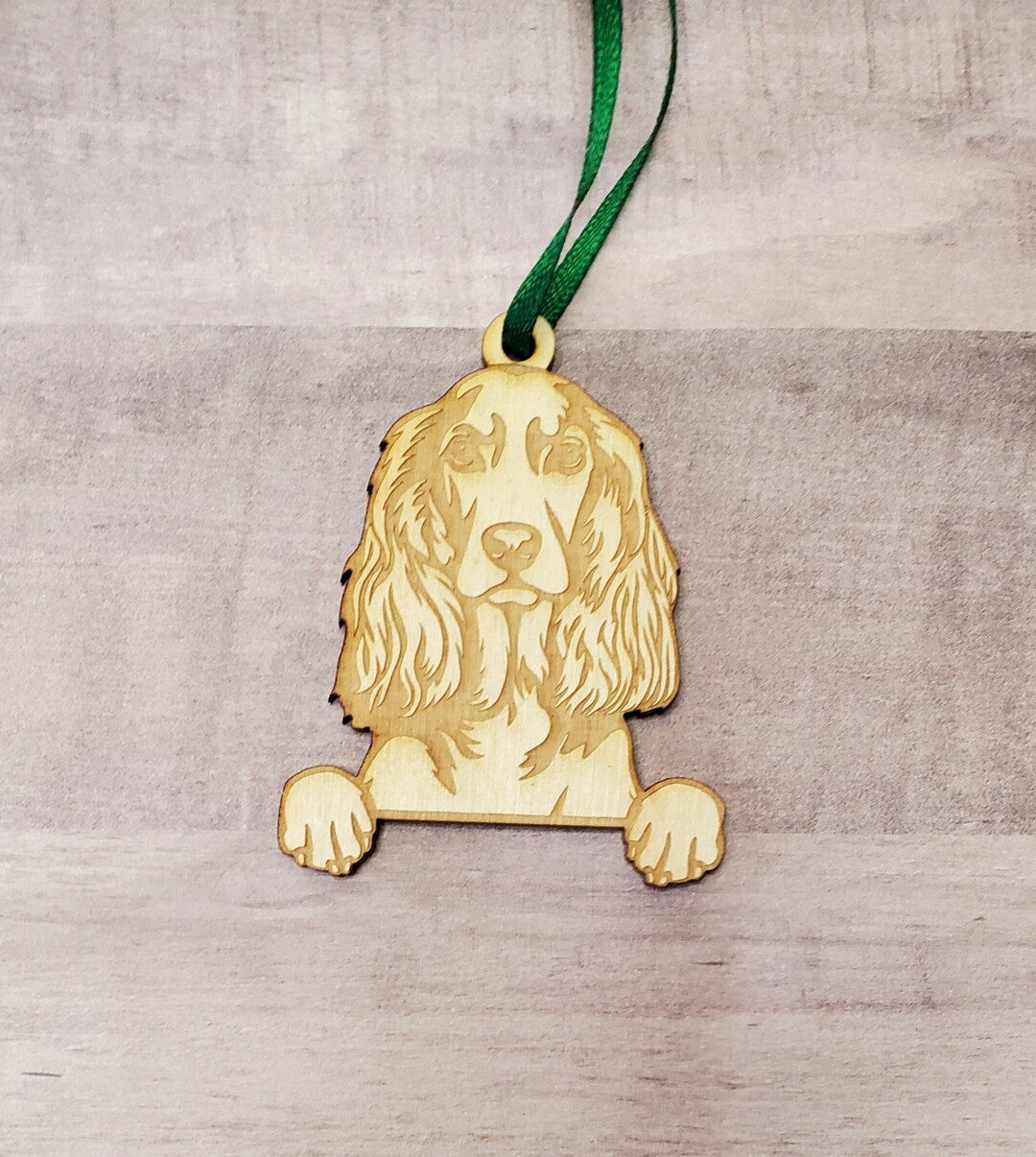 Cocker Spaniel Ornament, Cocker Spaniel Christmas Ornament, Cocker ...