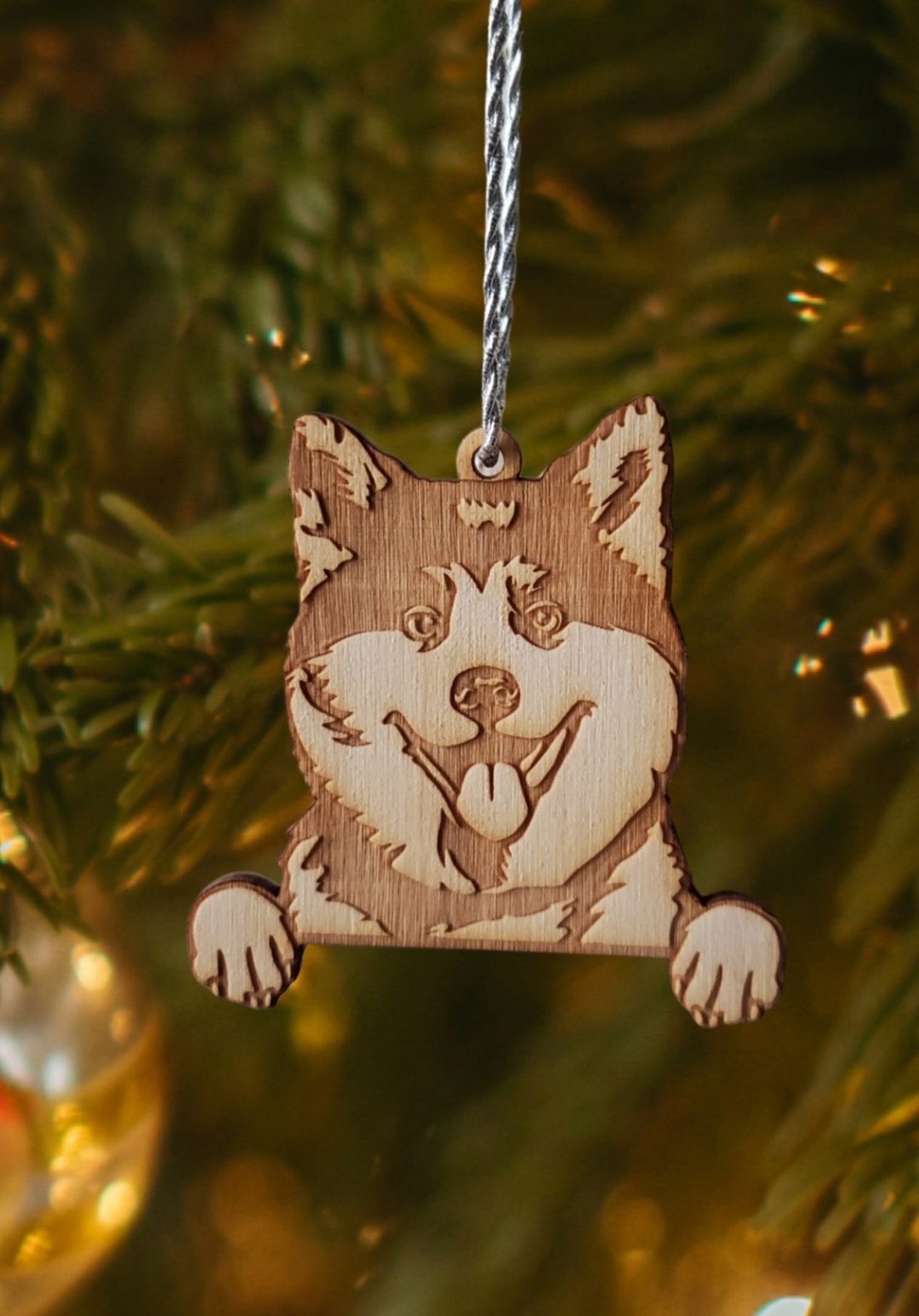 American Eskimo Ornament, Eskimo Christmas Ornament, Eskimo Pet ...
