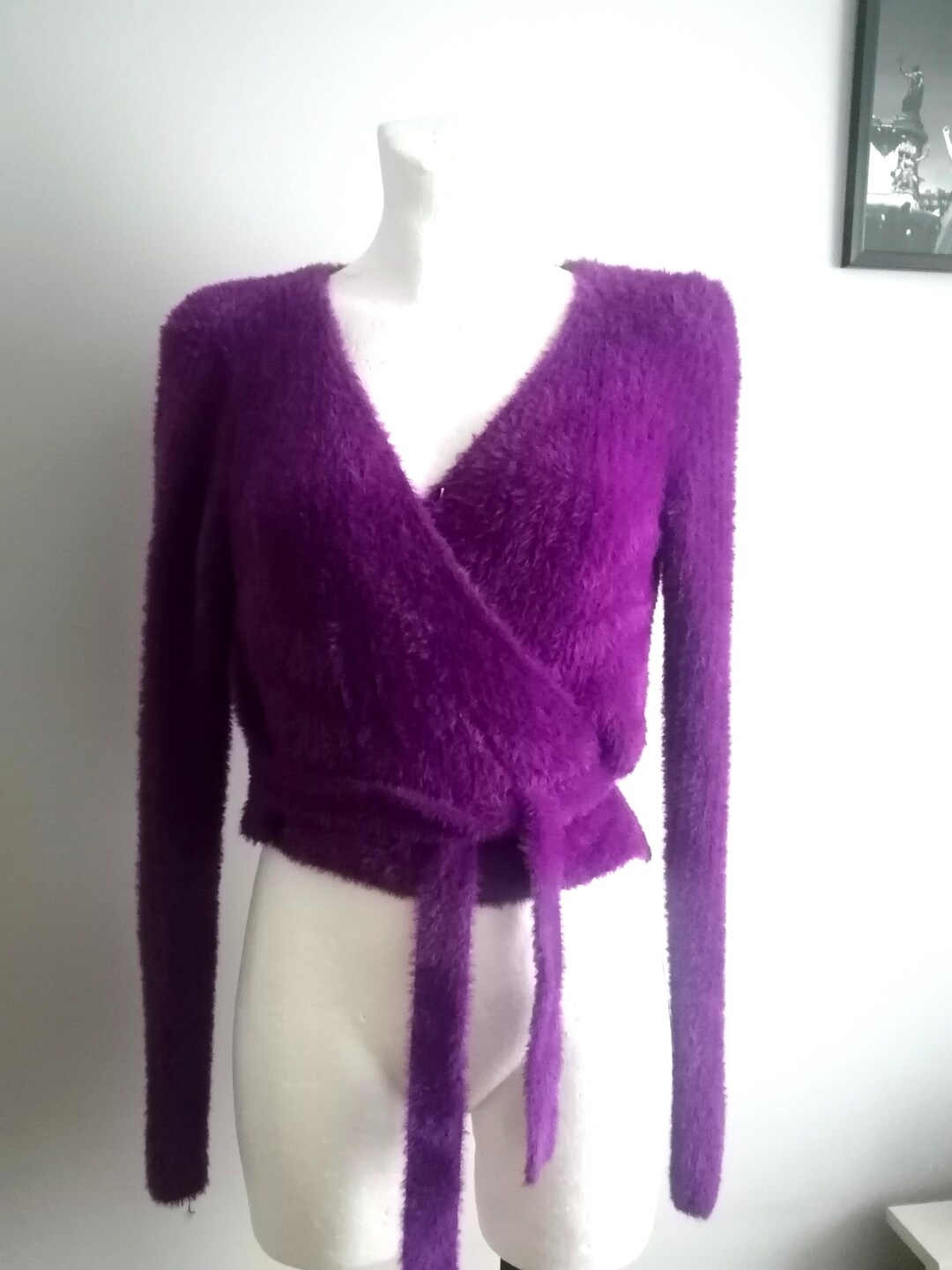 Vintage Bolero, Turquoise Bolero, Crocheted, Size EUR 36, UK 8, USA 4 ...