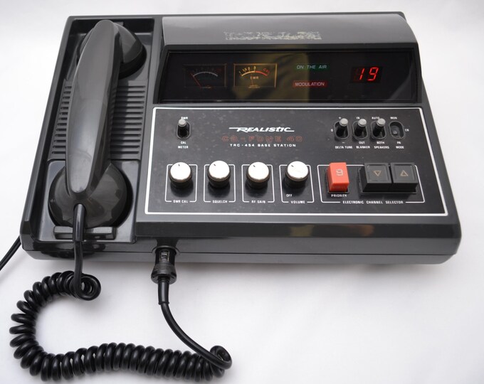 Vintage Realistic Cb-fone 40 TRC-454 Base Station Console for Display ...
