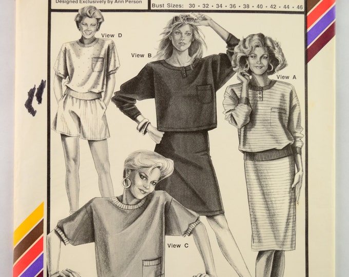 Stretch & Sew Pattern 368 Sport Tops - Women's Athletic Sportswear ...