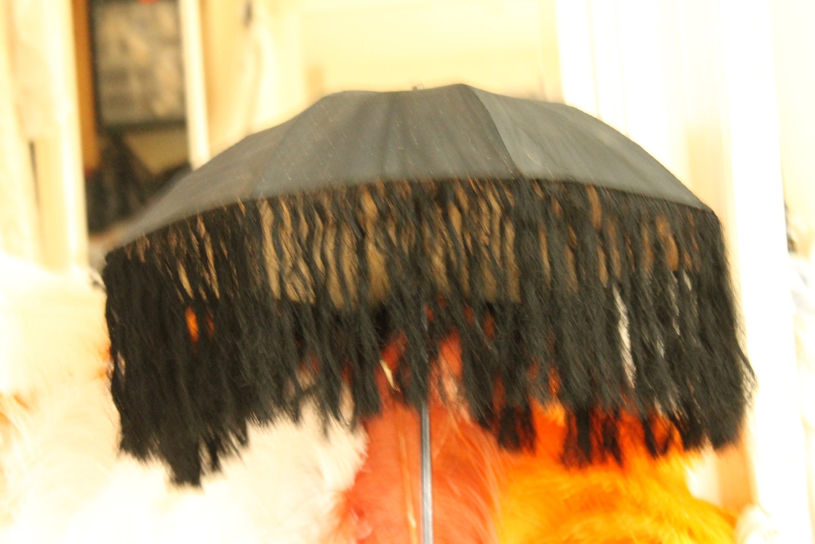 Victorian Black Carriage Parasol Antique Folding Wooden - Etsy