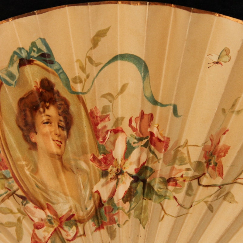 Antique Hand Fan - Etsy