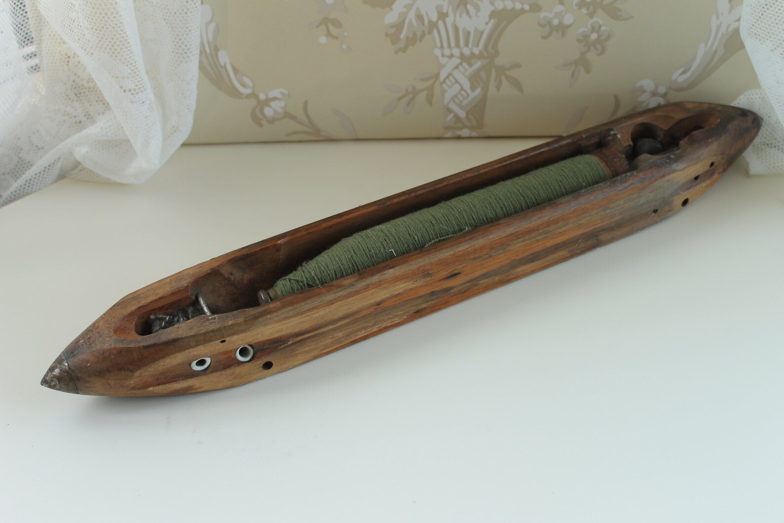 Antique Wooden Boat Loom Shuttle Victorian Weaving Shuttle | Etsy