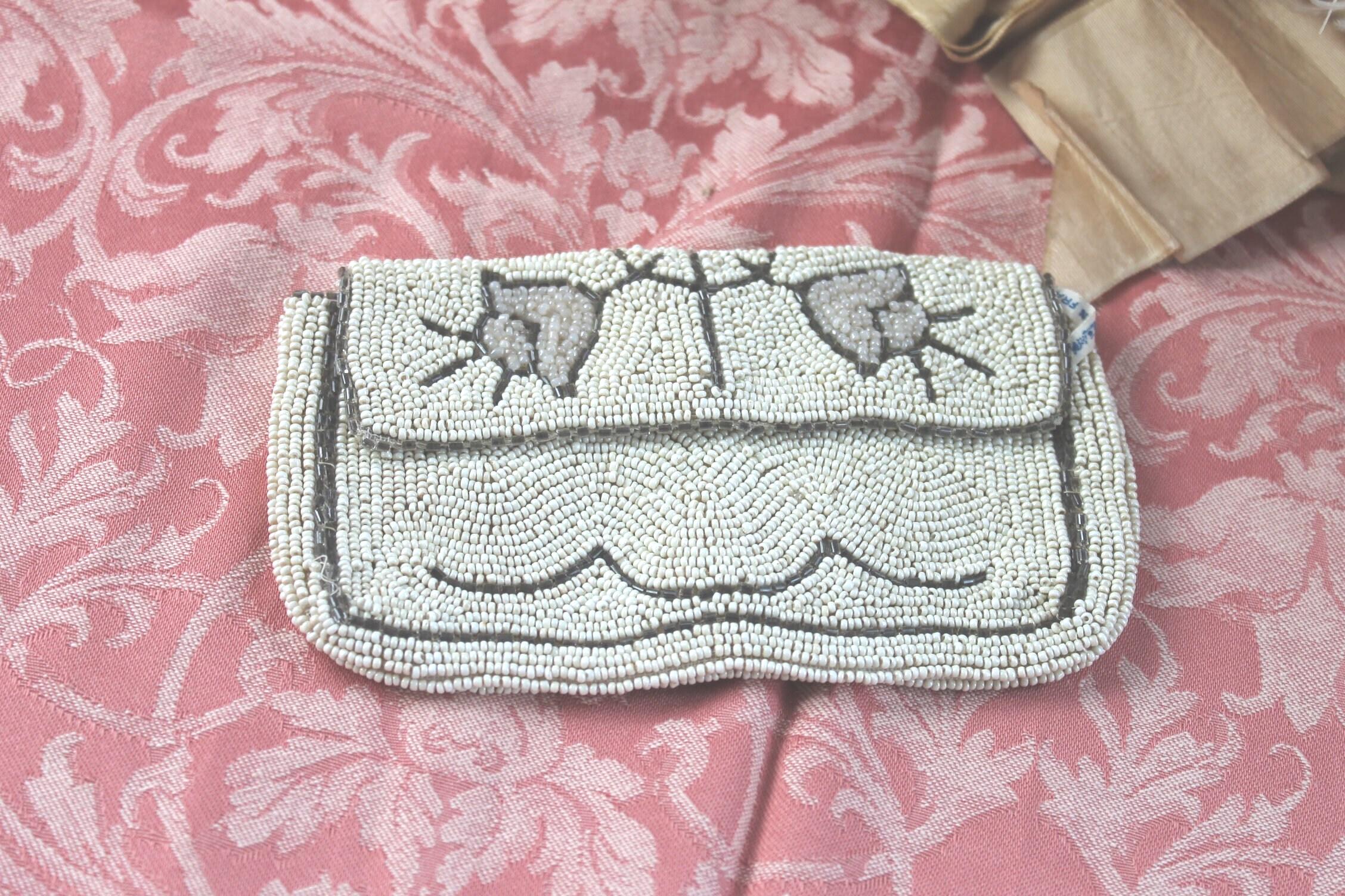 French Art Deco Beaded Flapper Bag, 1920s Evening Clutch - Etsy Australia