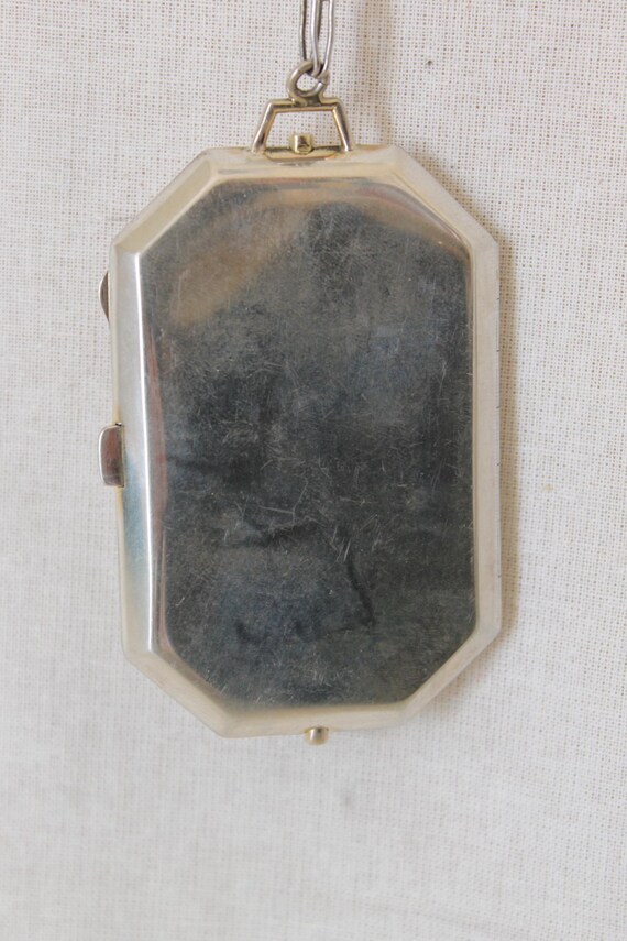 1930s continental silver powder compact, rouge and mi… - Gem