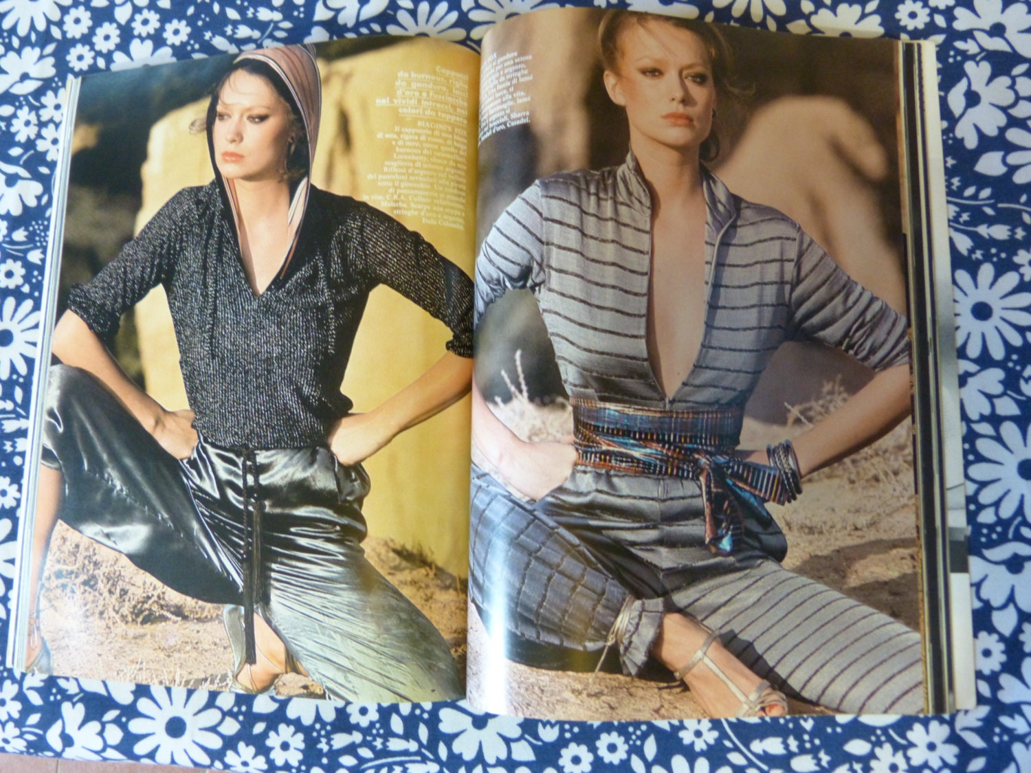 LINEA ITALIANA Women's Fashion Magazine December 1975 - Etsy UK