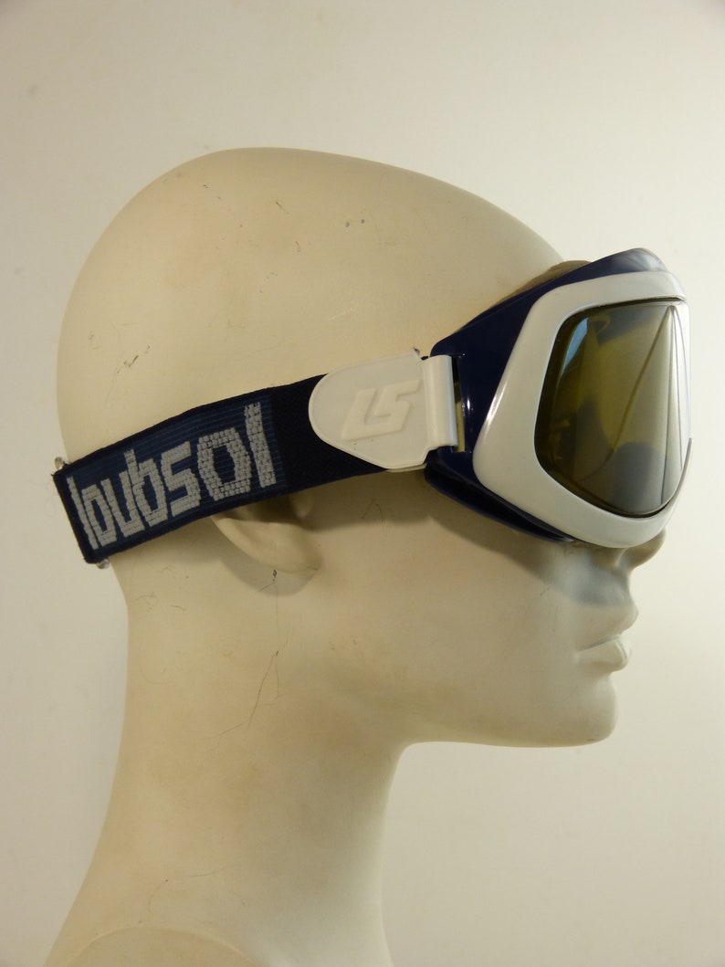 White & Navy Blue LOUBSOL Ski Goggles Unisex Winter Sports - Etsy