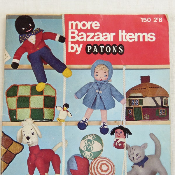 Knitting Pattern Bazaar Patons Book - Etsy