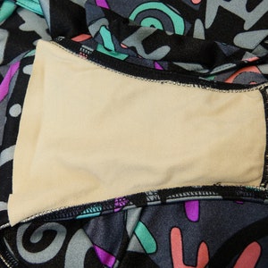 AGIVA Long Sleeved Leotard Bodysuit Black Grey Lettering Stretch Lycra ...