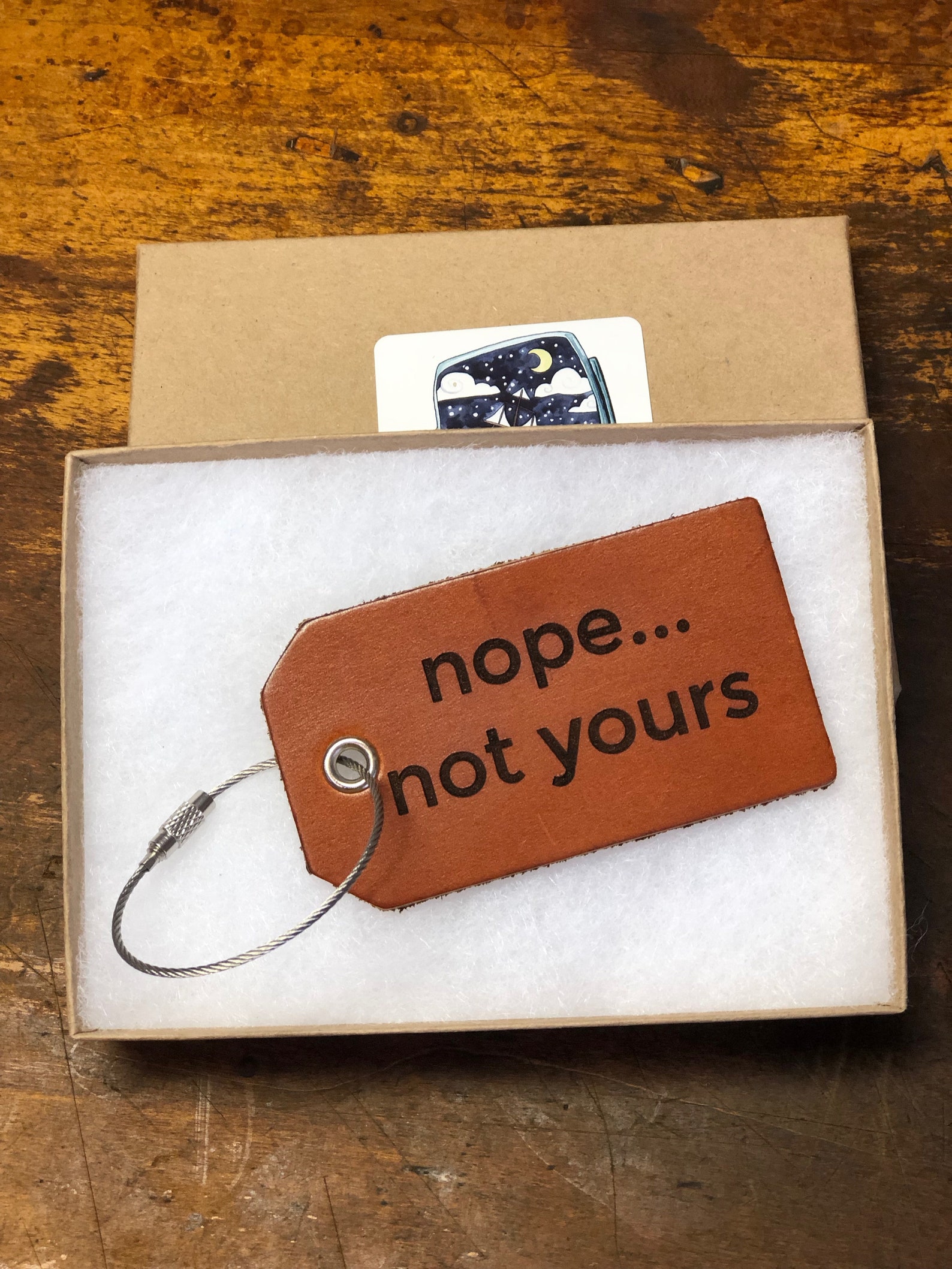 Nope Not YOURS Baggage Tag Suitcase Tag Personalized Bag - Etsy
