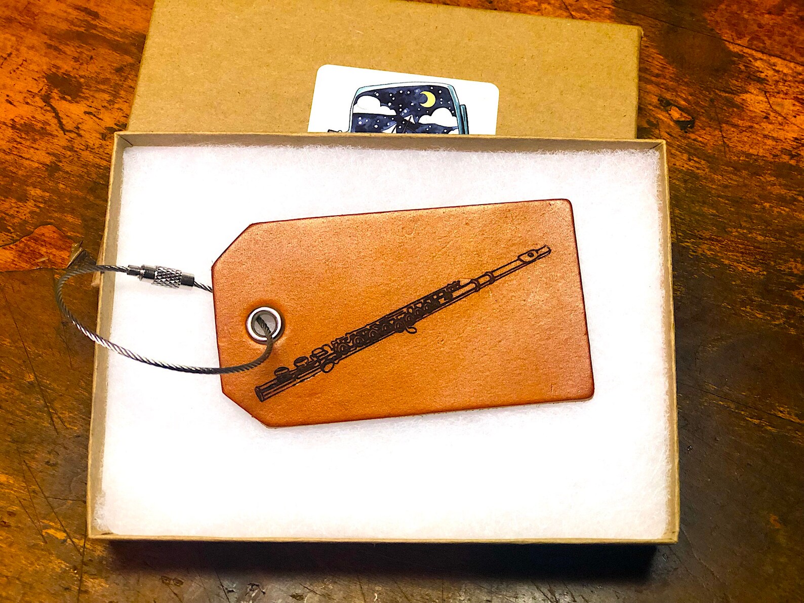 Flute Instrument Tag or Instrument Case ID Trumpet Tag - Etsy