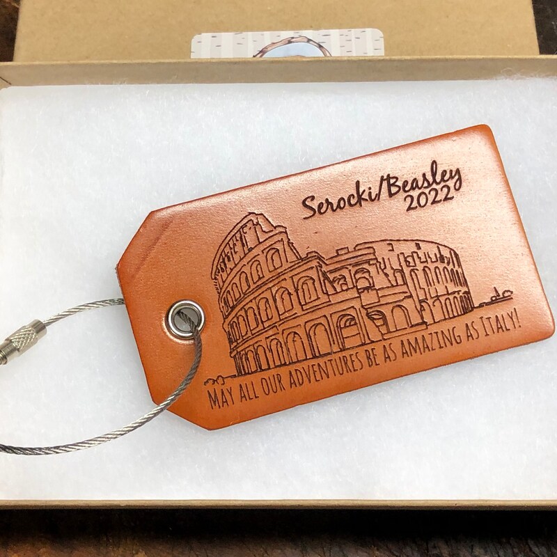 Italy Luggage Tags - Etsy