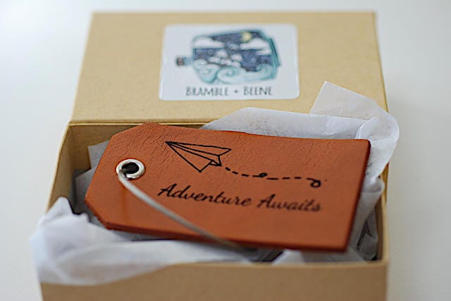 Adventure Awaits Luggage Tag Custom Tag Adventure Lover - Etsy