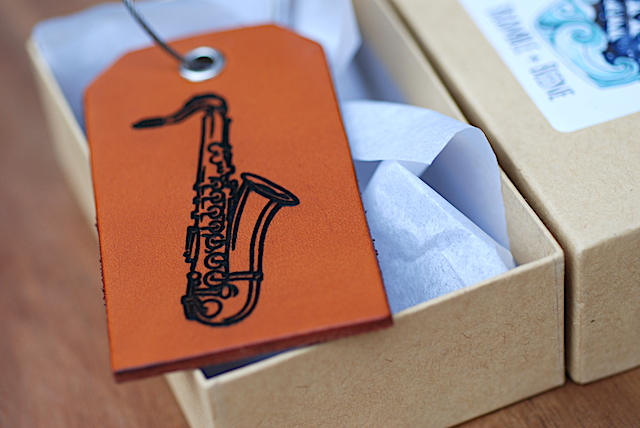 Saxophone or Alto Sax Instrument Tag Instrument Case ID - Etsy
