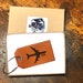 Plane Luggage Tag, Gift for Pilot, Monogram, Flight, Airplane Travel ...
