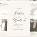 Elegant Wedding Program Template | Printable Wedding Program Booklet ...