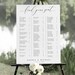 Alphabetical Seating Chart | Wedding Seating Chart | Seating Chart ...