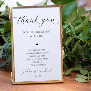 4 X 6 Photo Frame Inserts | Printable Photo Booth Cards | Splendid ...