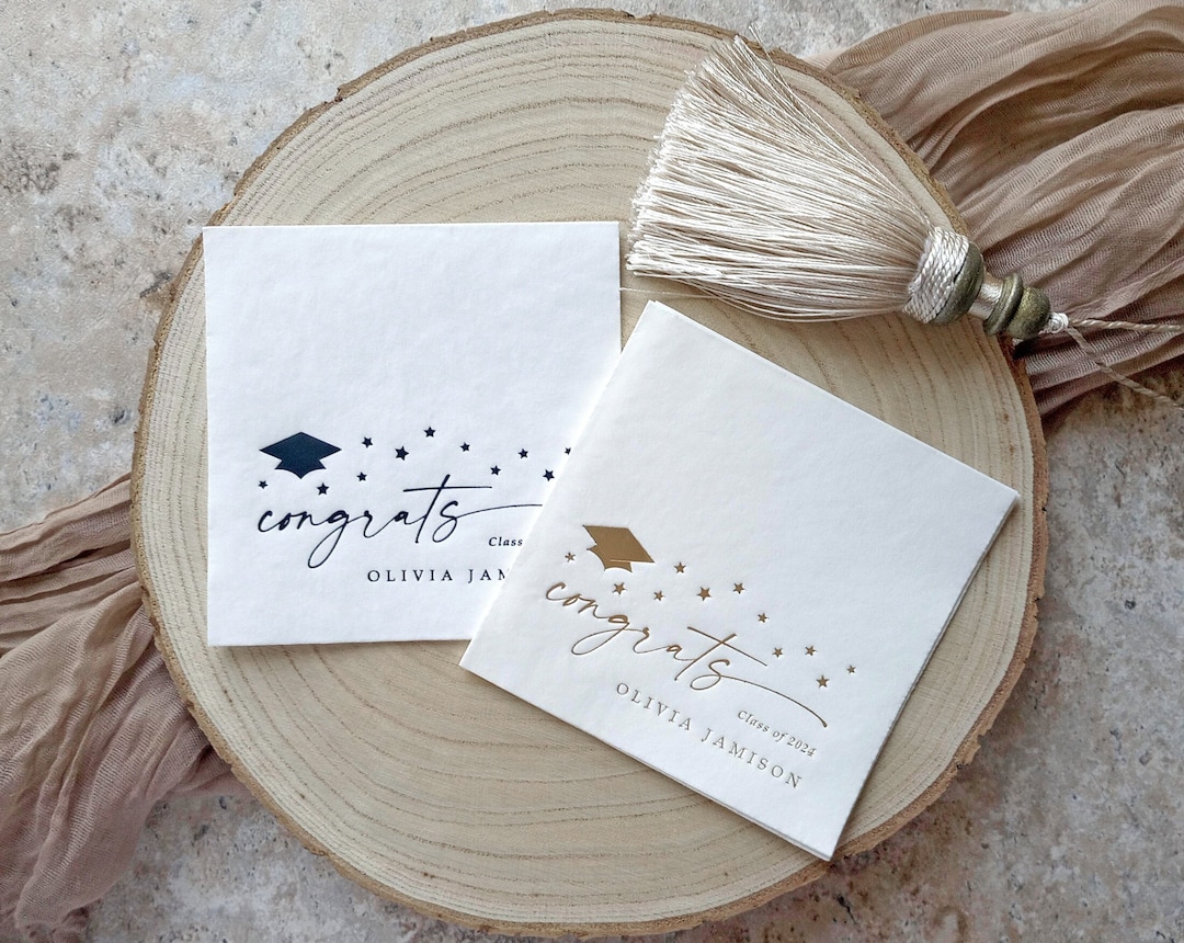 Graduation Napkins | Graduation Party Decor | Class of 2025 ...