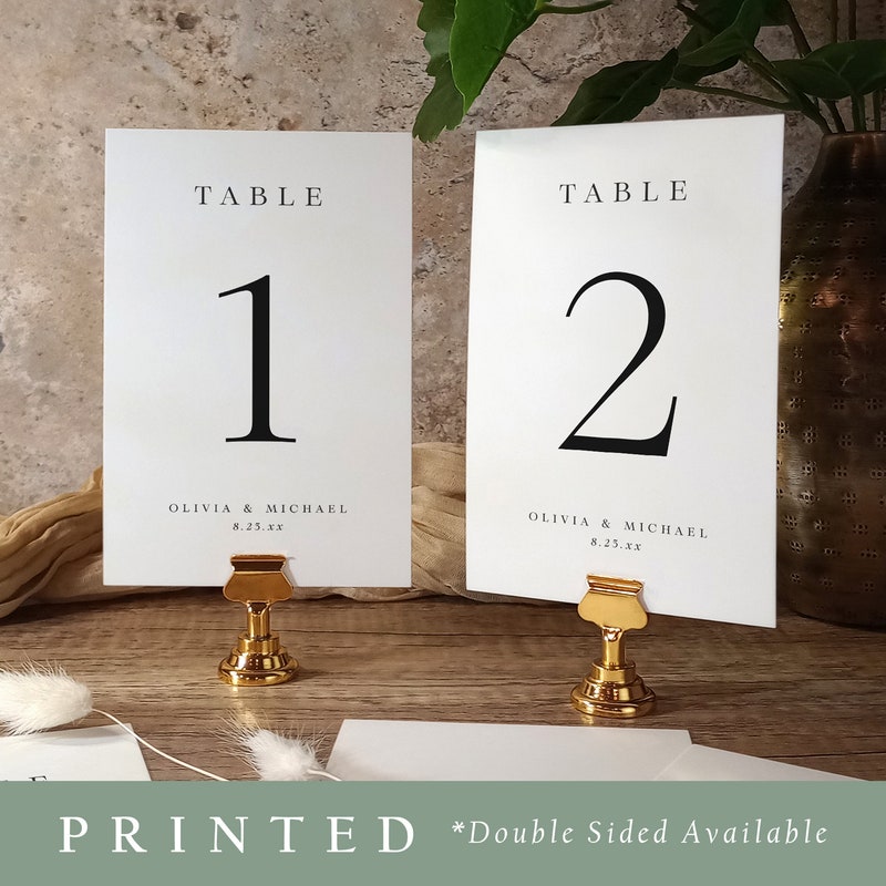 Table Card - Etsy