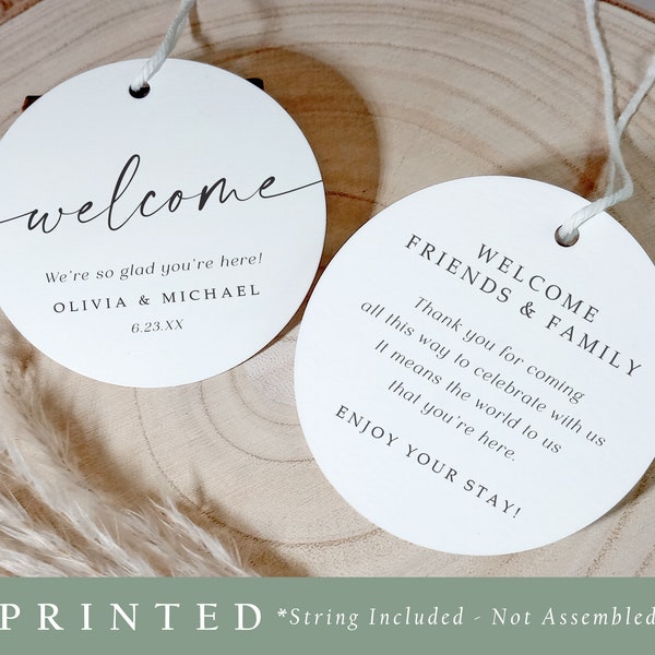 Welcome Bag Tags - Etsy