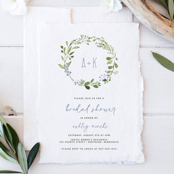 Rustic Bridal Shower Invitation - Etsy