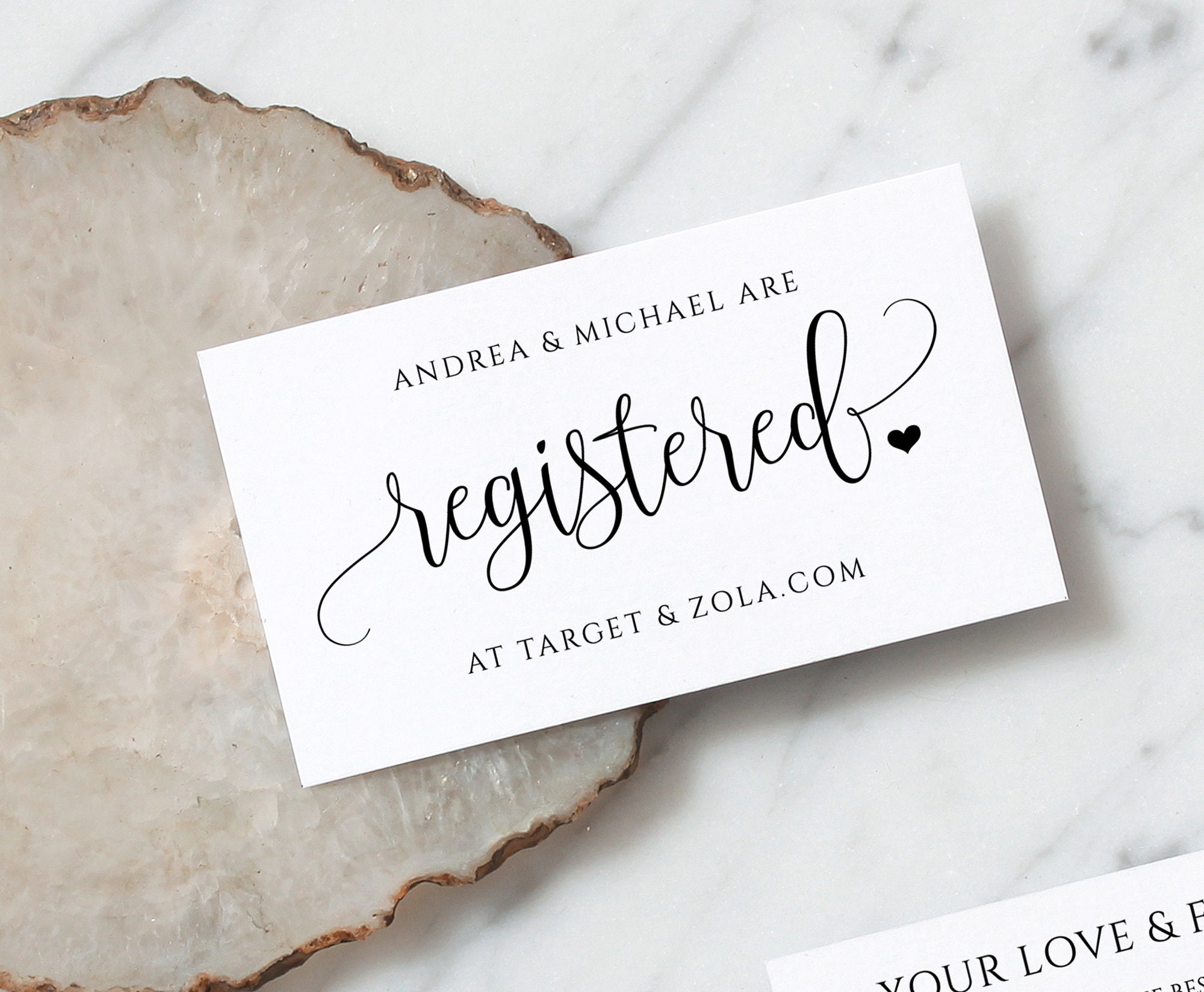 Target Wedding Registry Inserts