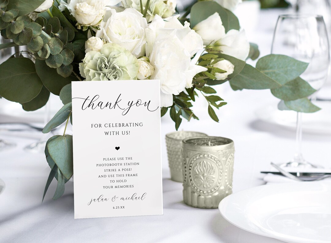 4 X 6 Photo Frame Inserts | Printable Photo Booth Cards | Splendid ...