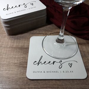 Wedding Coasters | Custom Coasters | Engagement Party Coasters ...