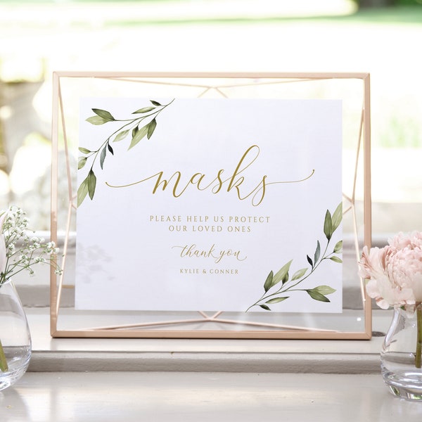 Wedding Mask Sign - Etsy