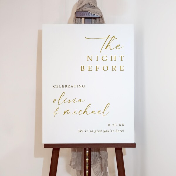 Rehearsal Dinner Sign - Etsy
