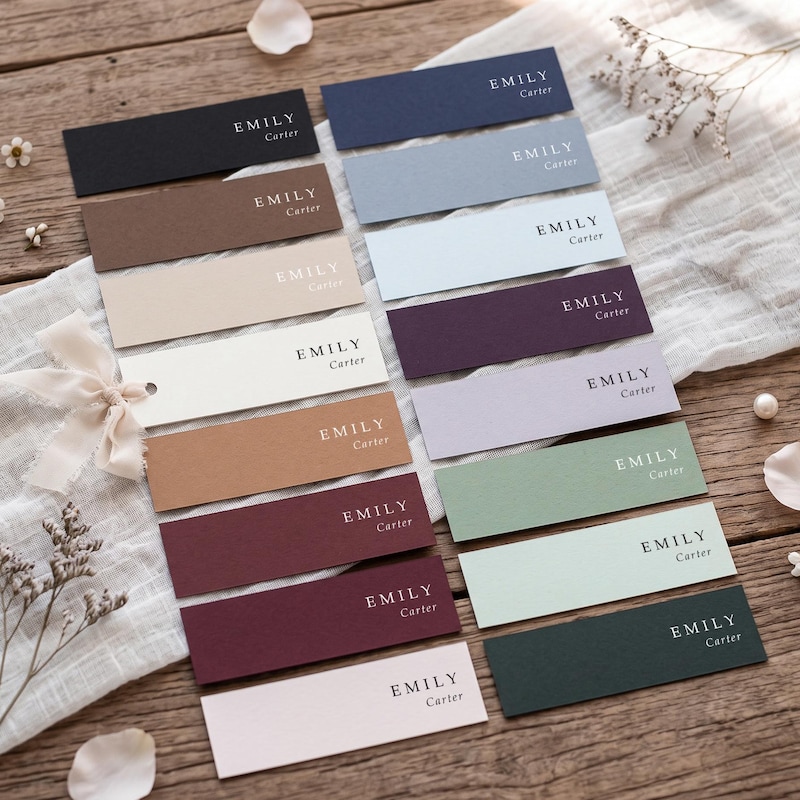 Name Tag With Menu - Etsy