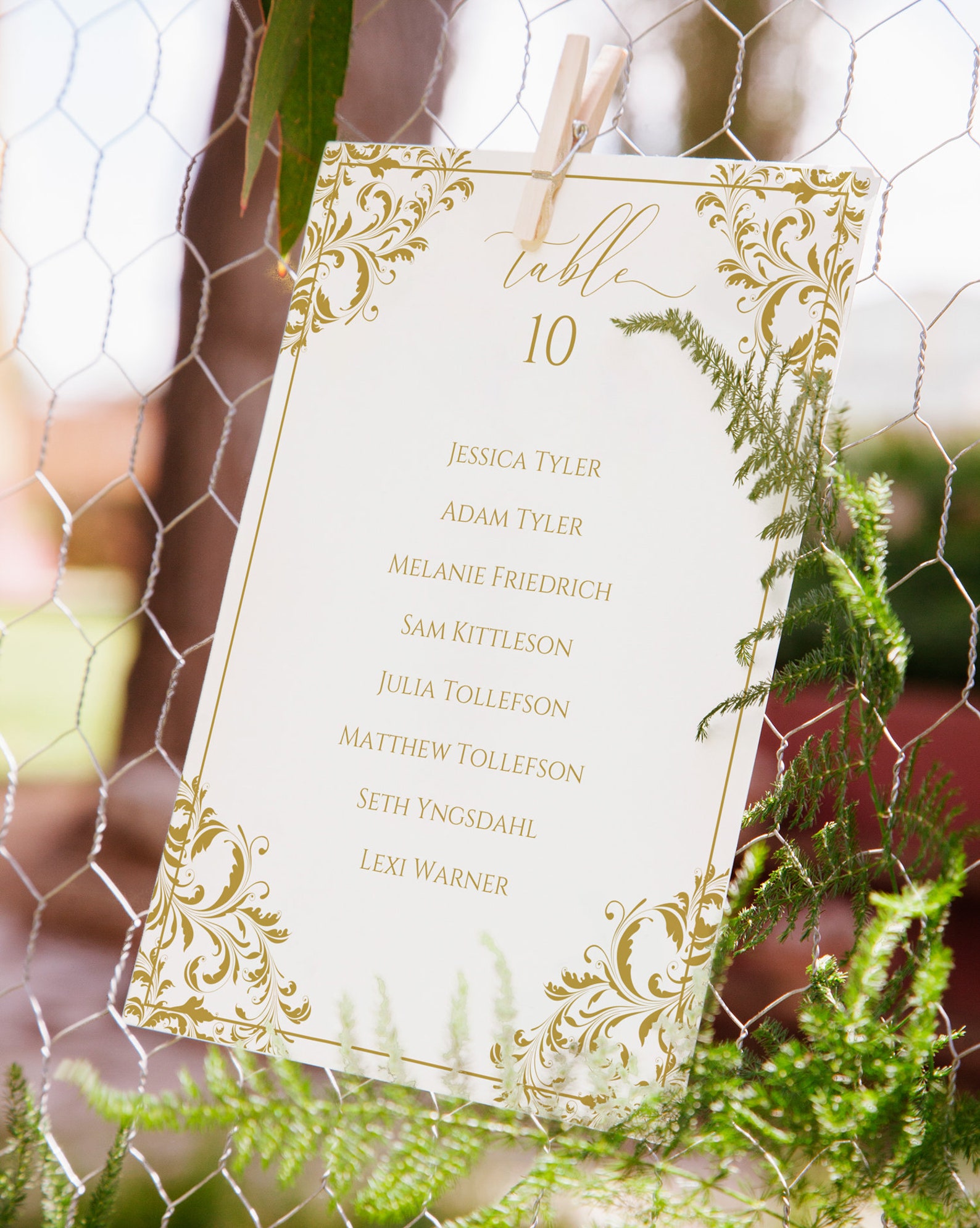 Vintage Wedding Seating Chart Template Printable Wedding - Etsy