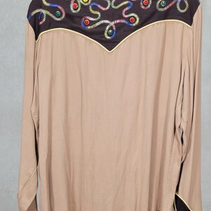 XL Flashy Studded 1950s Cowboy Shirt Western - Etsy